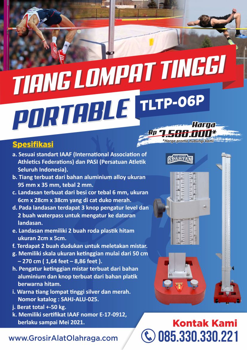 Jual Tiang Lompat Tinggi Harga Grosir Pabrik - Grosir Alat Olahraga